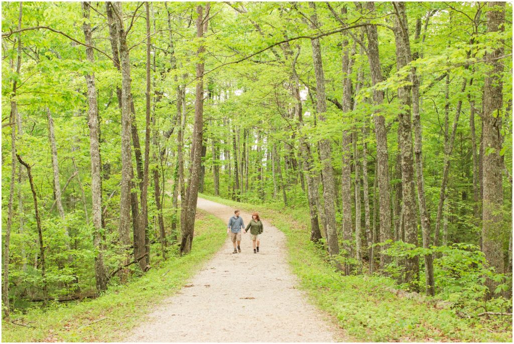 Adventurous Red River Gorge Engagement Session at Star Gap Arch