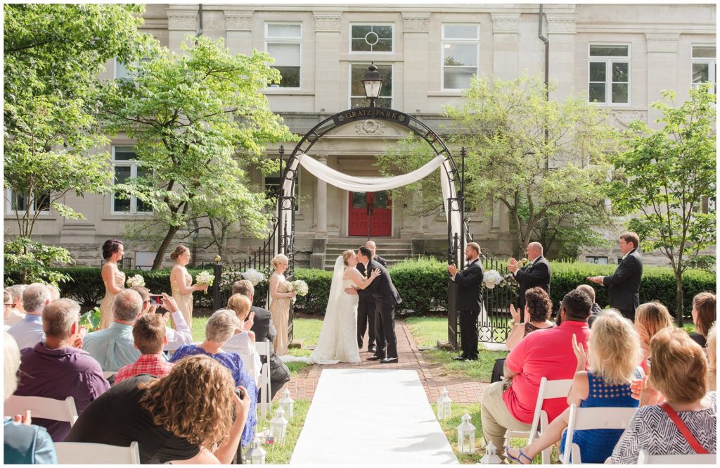 Outdoor Summer Wedding at Gratz Park and the Downtown Hilton in ...