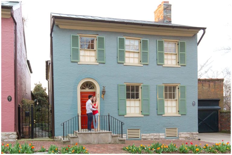 Spring Engagement Session at Gratz Park and the Arboretum in Lexington, KY