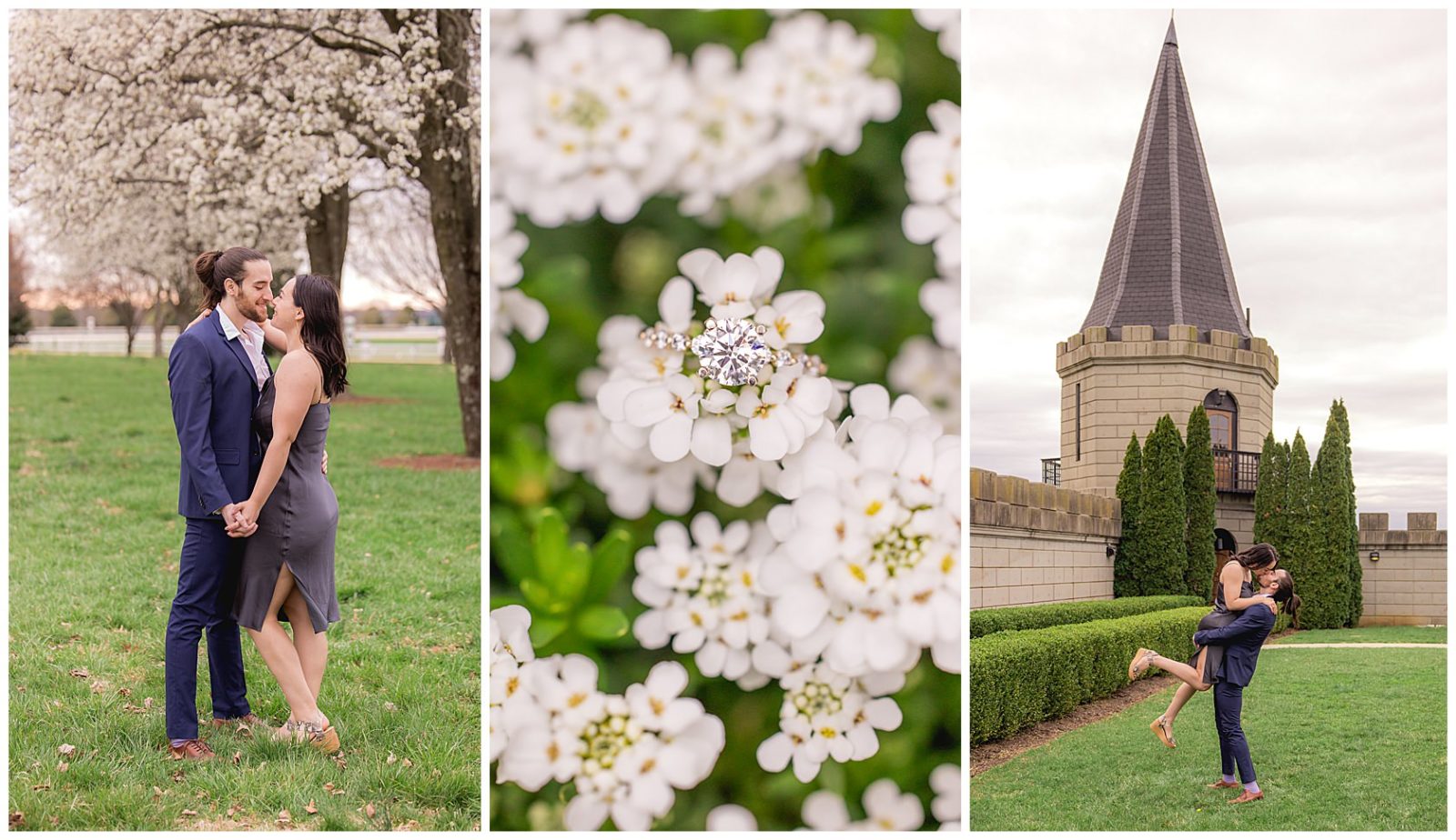 Early Spring Surprise Engagement Proposal at the Kentucky Castle and ...